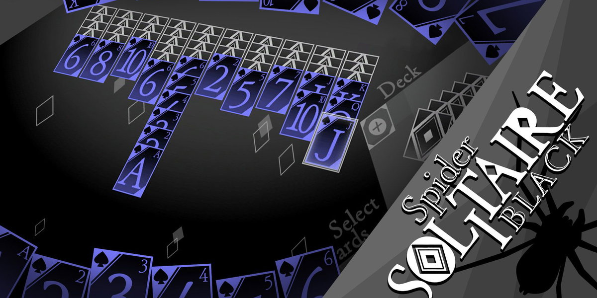 Spider Solitaire BLACK | GameCompanies.com