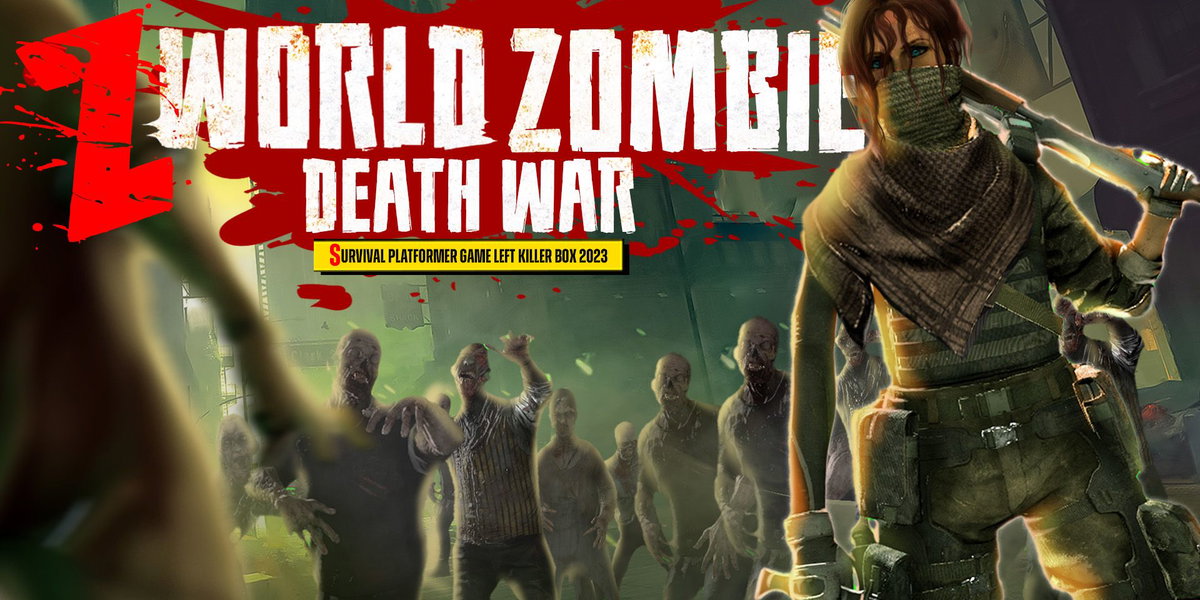 Z World Zombie Death War : Survival Platformer Game Left Killer Box ...