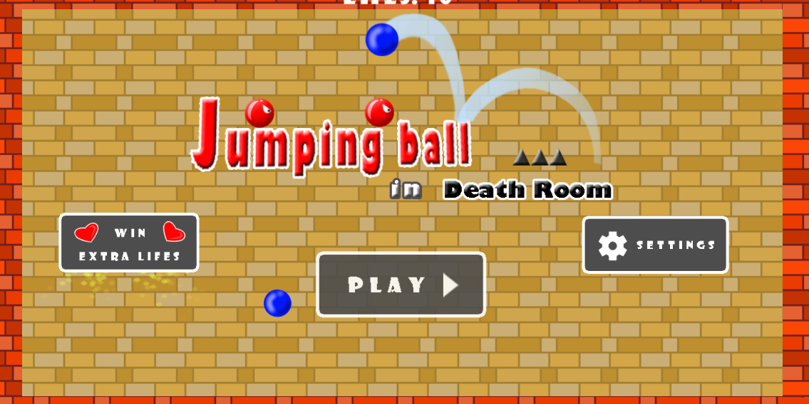 Jumping Red ball in death room | GameCompanies.com