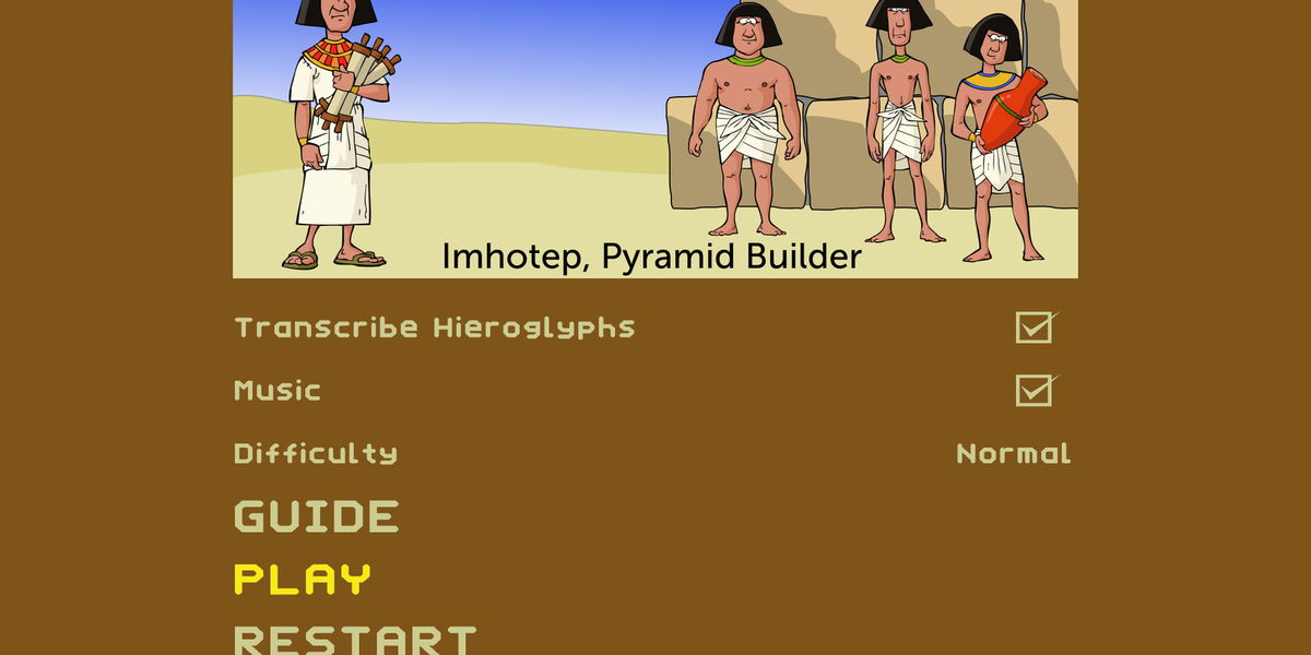 Imhotep, Pyramid Builder | GameCompanies.com