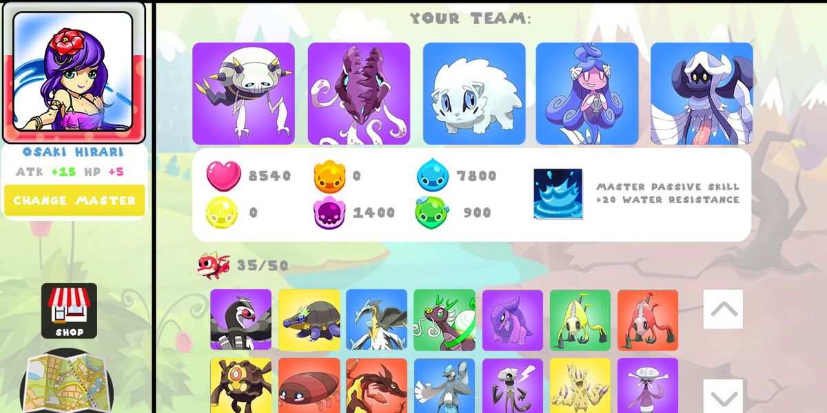 Cute Monsters Battle Arena