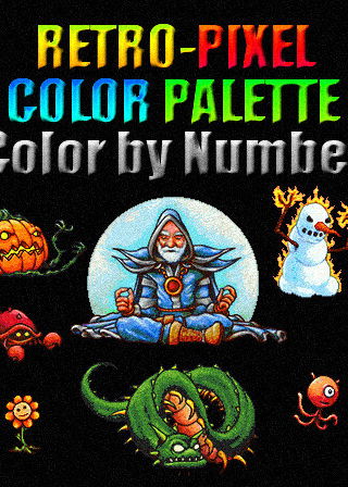 RETRO-PIXEL COLOR PALETTE: Color by Number | GameCompanies.com